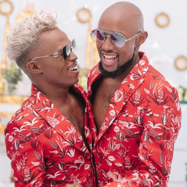Photos: S. African gay actor Somizi Mhlongo marries boyfriend